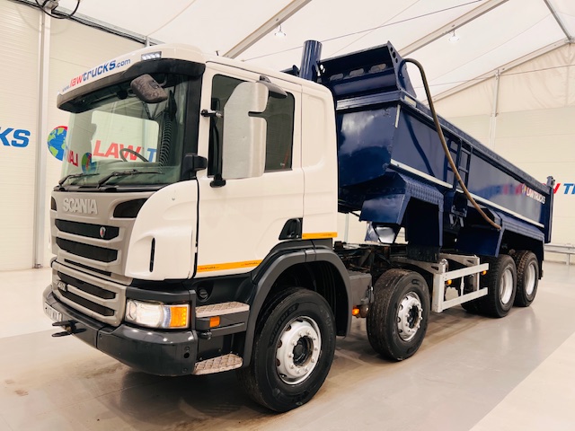 Scania P410 8x4 Rest Cab Steel Tipper | Law Trucks - Law Exports