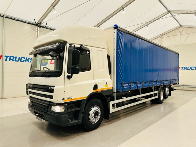 DAF CF75 310 6x2 Rear Lift Sleeper Cab Curtainsider | Law Trucks