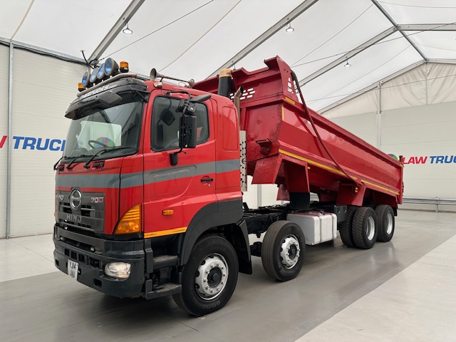 Hino 3241 700 8x4 Sleeper Cab Steel Tipper | Law Trucks