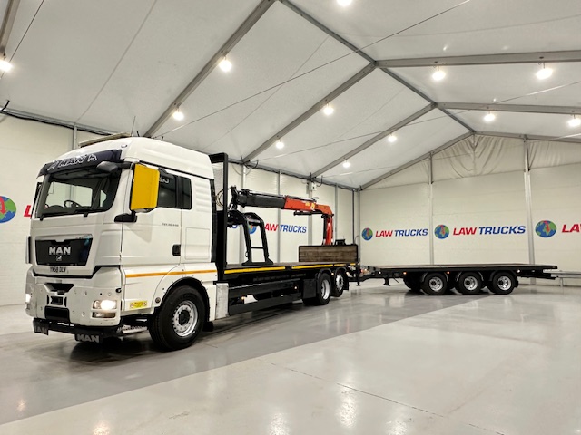 MAN TGX 26.440 6x2 Brick Grab Drawbar | Law Trucks