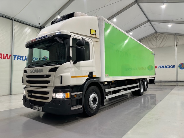 Scania P280 6x2 Rear Lift Day Cab Fridge Box | Law Trucks