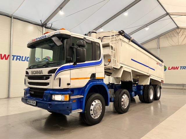 Scania P410 8x4 Rest Cab Tipper Manual | Law Trucks