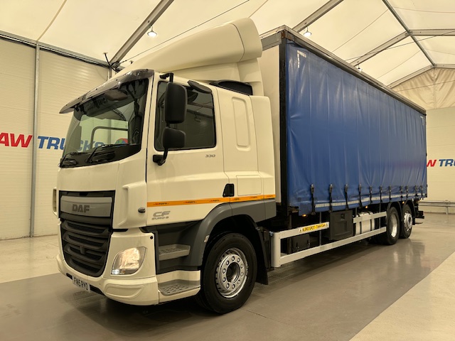 DAF CF 330 6x2 Rear Lift Sleeper Cab Curtainsider | Law Trucks