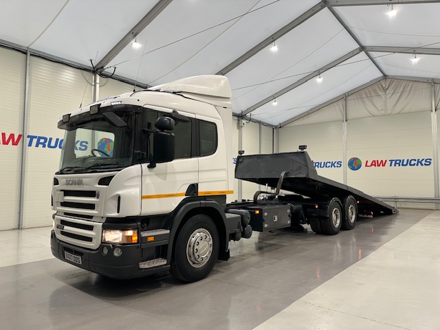 Scania P310 6x2 10 Tyre Rear Lift Tilt and Slide Recovery | Law Trucks