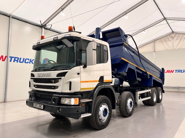 Scania P410 8x4 Day Cab Steel Tipper Manual | Law Trucks