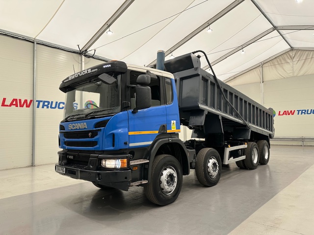 Scania P410 8x4 Day Cab Tipper Manual | Law Trucks