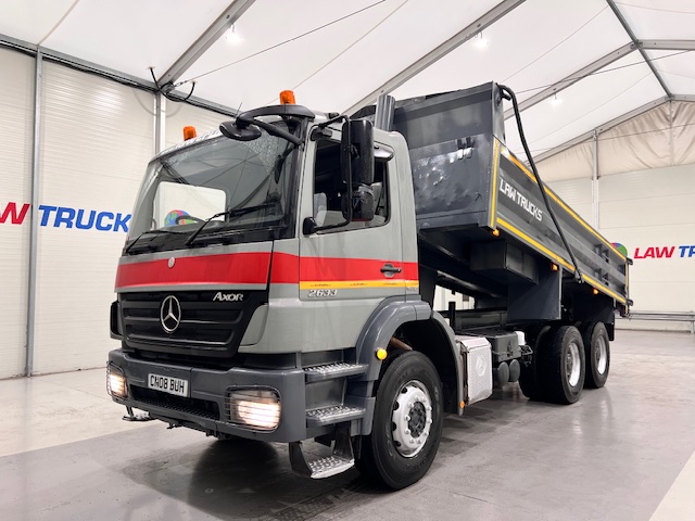 Mercedes Axor 2633 6x4 Day Cab Steel Tipper Manual | Law Trucks