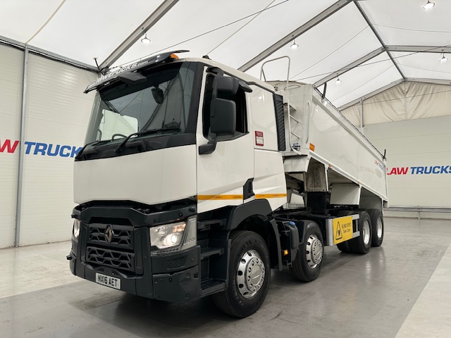 Renault C430 8x4 Sleeper Cab Insulated Tipper | Law Trucks