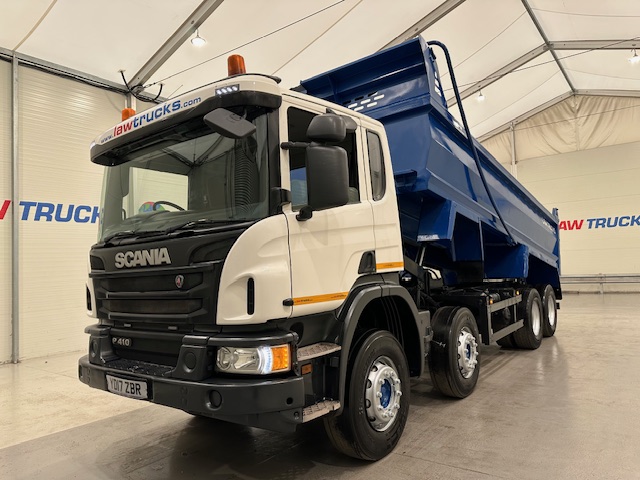 Scania P410 8x4 Day Cab Steel Tipper | Law Trucks