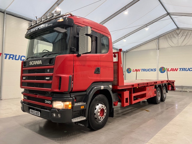 Scania 114 340 6x2 10 Tyre Sleeper Cab Beavertail | Law Trucks