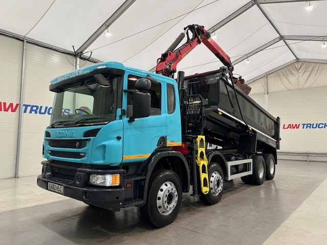 Scania P400 8x4 Day Cab Tipper Grab | Law Trucks