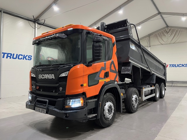 Scania P410 XT 8x4 Rest Cab Steel Tipper | Law Trucks